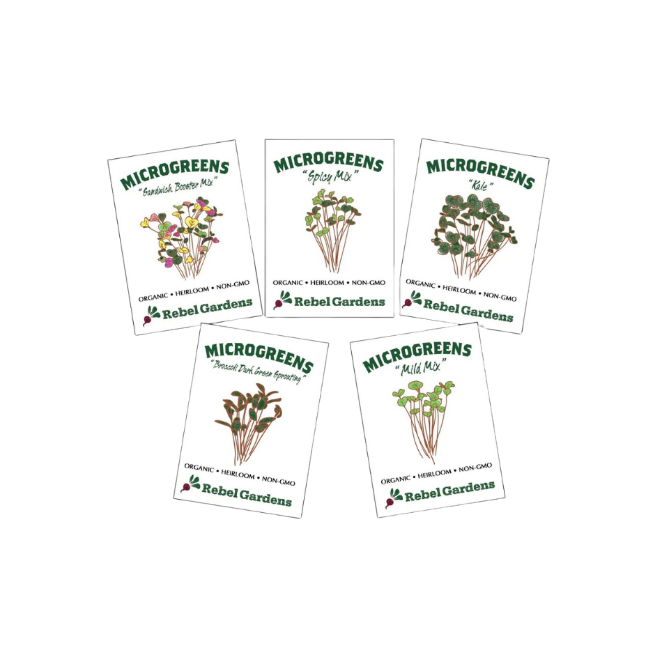 Rebel Gardens - Organic Microgreens Seed Collection | Advanced ...